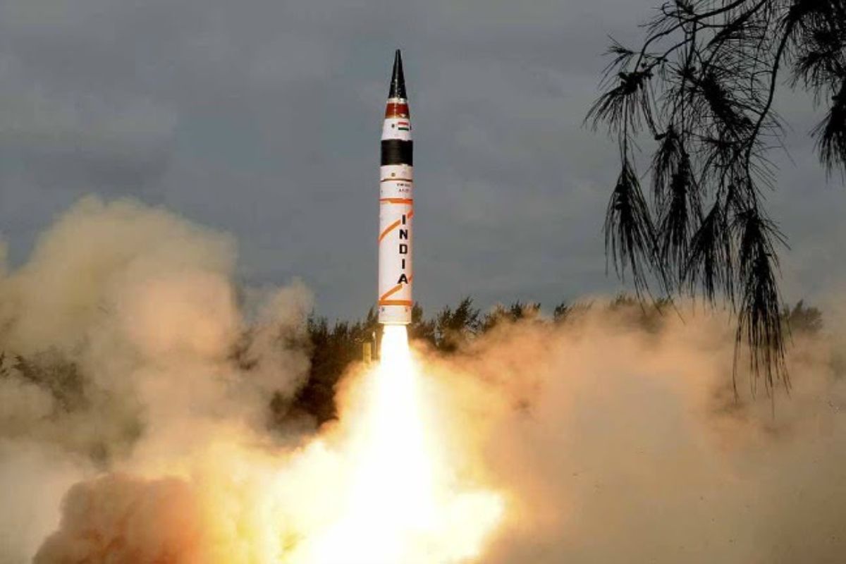India Successfully Test-fires Agni-5 Ballistic Missile With 5,000-km Range