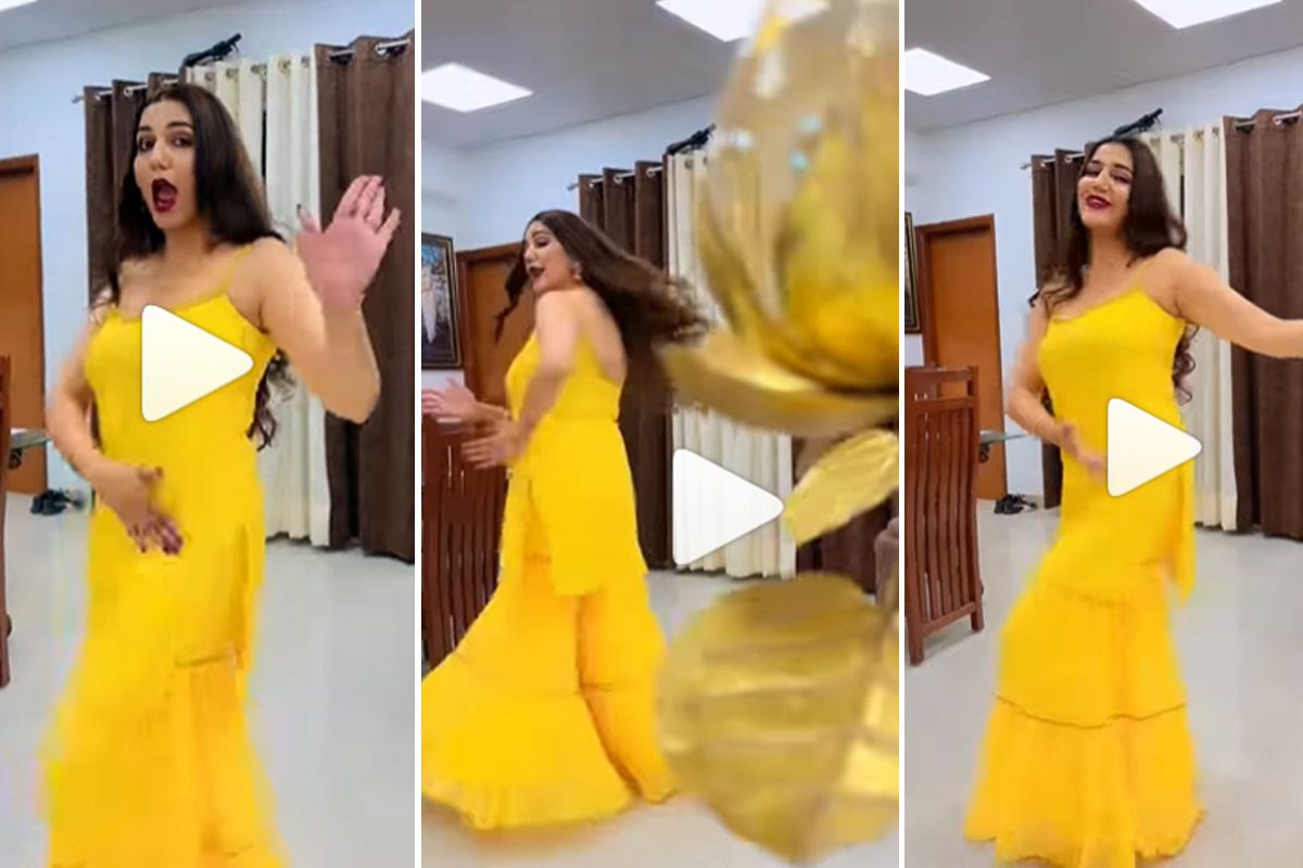 Sapna Choudhary Ka Dance पीले रंग की ड्रेस में सपना चौधरी ने किया ऐसा