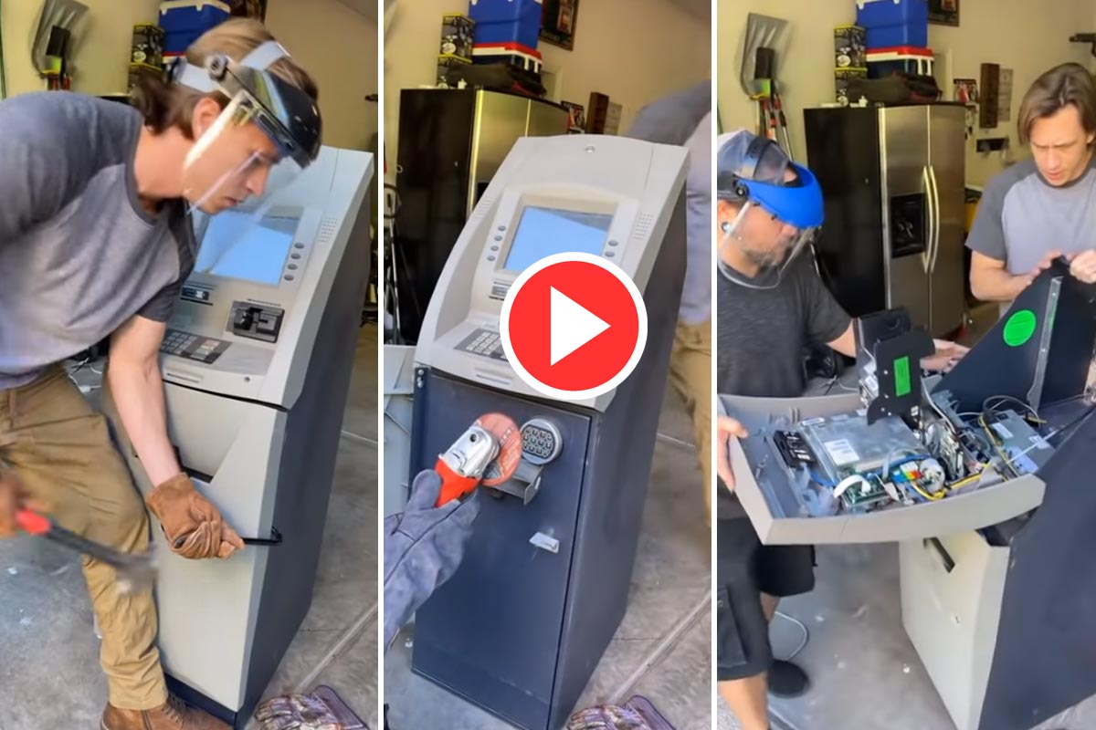 ATM Ka Video: कबाड़ा समझ खरीद लिया था पुराना एटीएम, पर अंदर कैश देखा तो ...