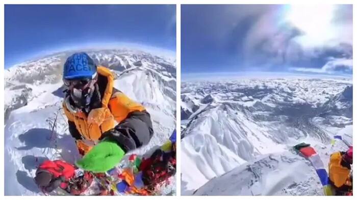 Viral Video: Unreal View From The Top of Mount Everest Will Leave You ...
