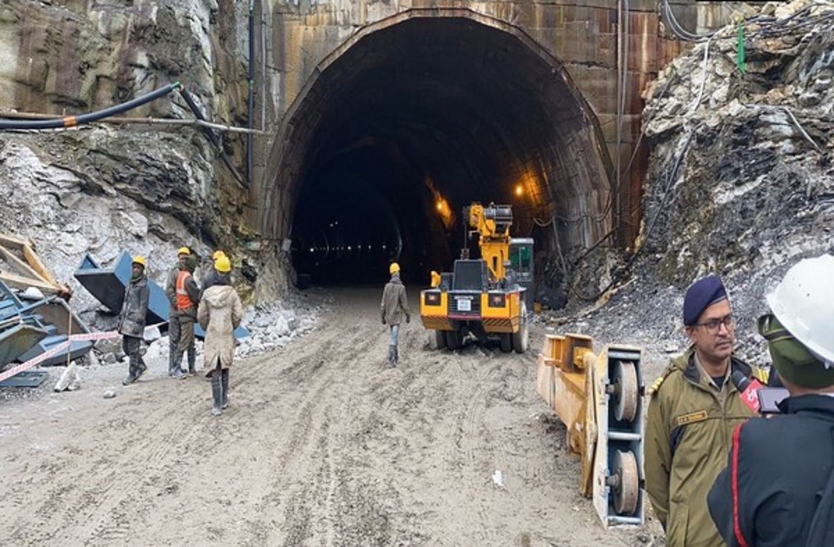 Sela Tunnel in Arunachal in Final Stage of Completion. Here