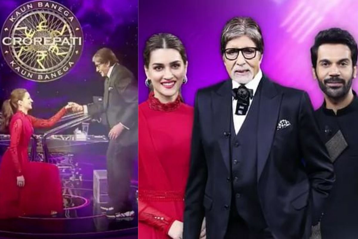 KBC 13: Kriti Sanon करेंगी अमिताभ बच्चन को प्रपोज, Rajkummar Rao उतारेंगे सनी देओल की नकल- VIDEO