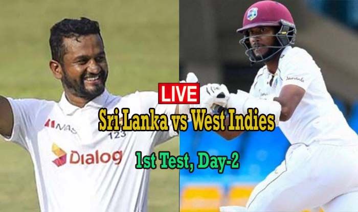 Live Score and Updates SL vs WI, 1st Test, Day-2: यहां जानें श्रीलंका ...