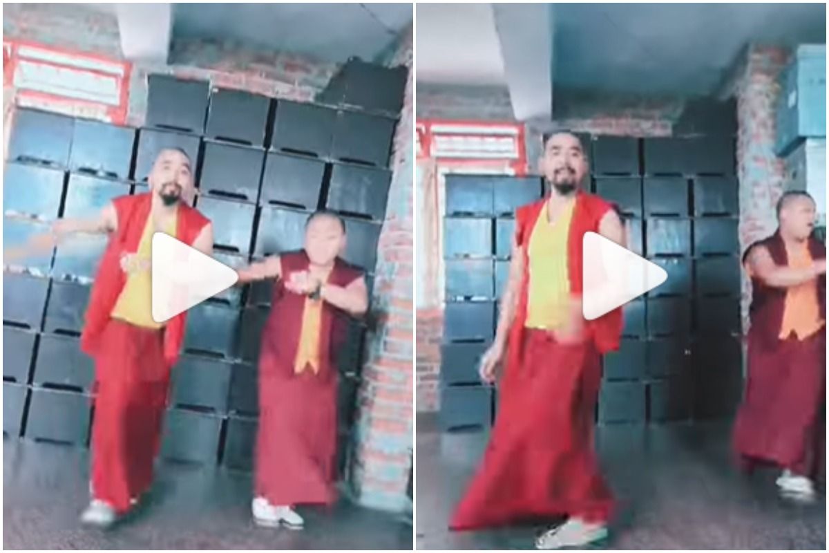 Viral Video: Himalayan Monks Dance to Viral Manike Mage Hithe, Internet ...