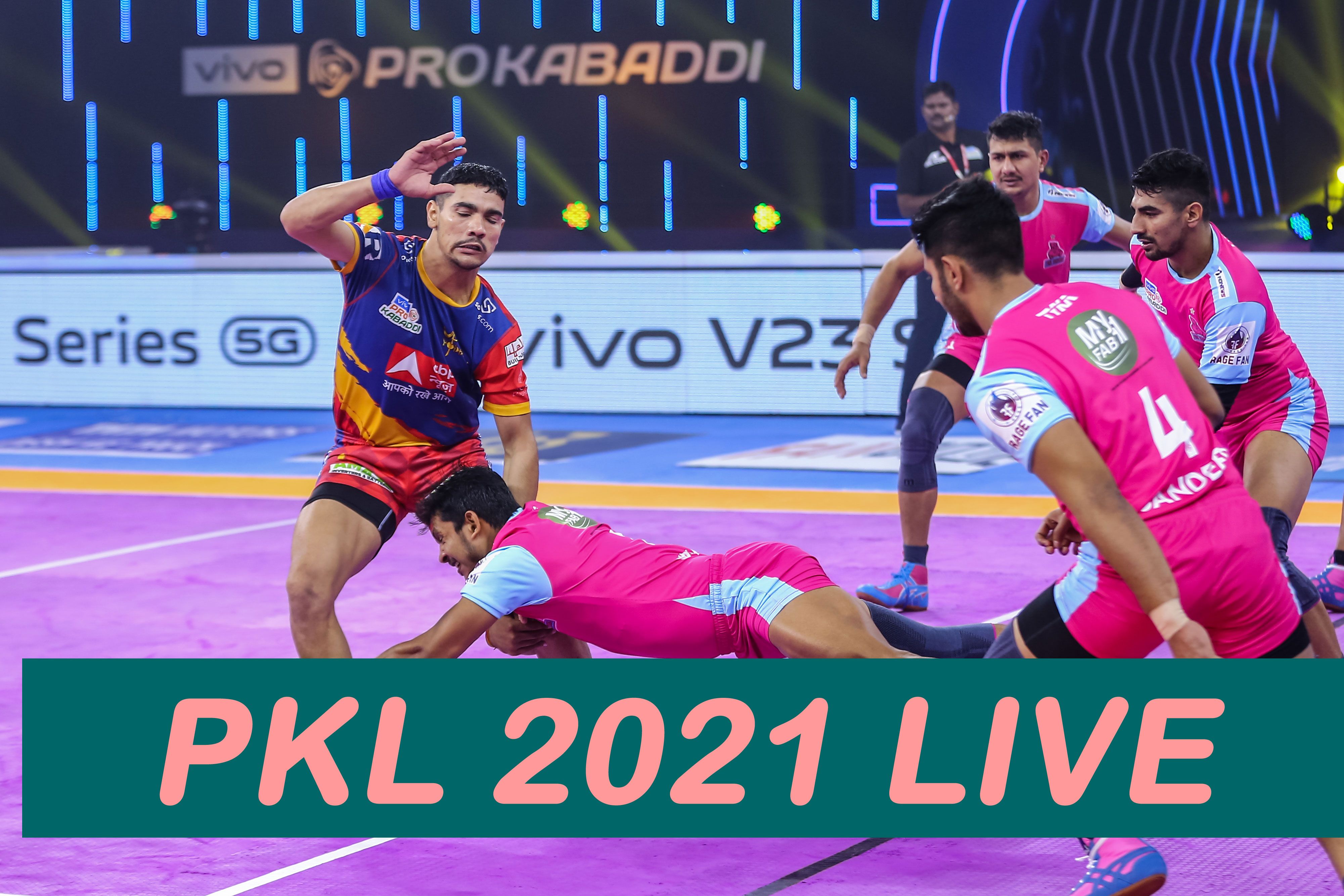 PKL 2021- JPP vs UM LIVE: प्रो कबड्डी में आज दो मैच, जयपुर से भिड़ेगा ...