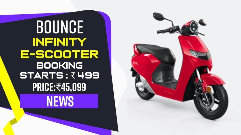 Bounce Infinity E1 Electric Scooter Launched In India, Booking Starts ...