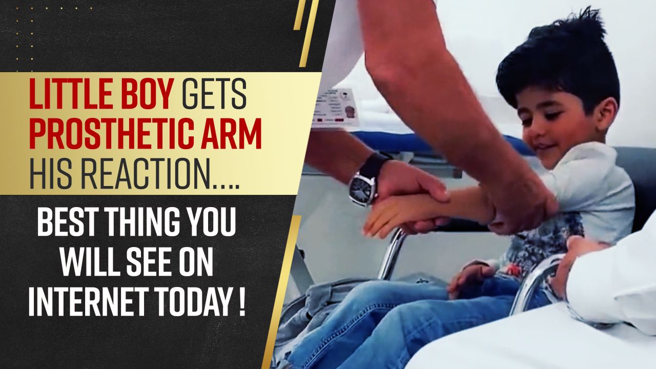 Watch: Little Kid's Video Of Getting His Prosthetic Arm Fitted Is ...