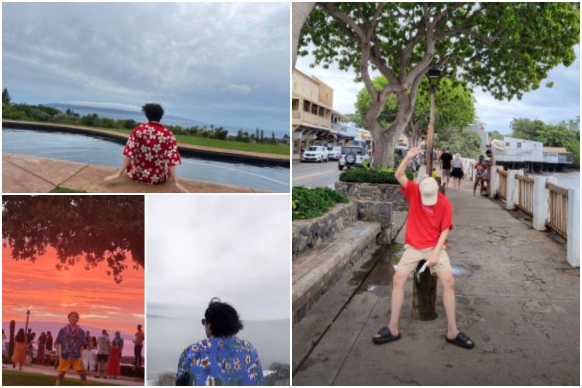 BTS V Shares a Glimpse of His Hawaii Vacation and Pictures Prove Why He ...