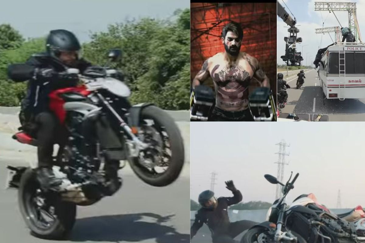 Making of Valimai Fans Get Goosebumps After Ajith Falls and Gets Up to ...