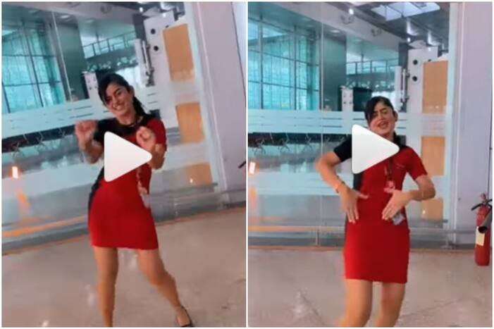 Viral Video: SpiceJet Air Hostess Dances to Lazy Lad at Airport ...