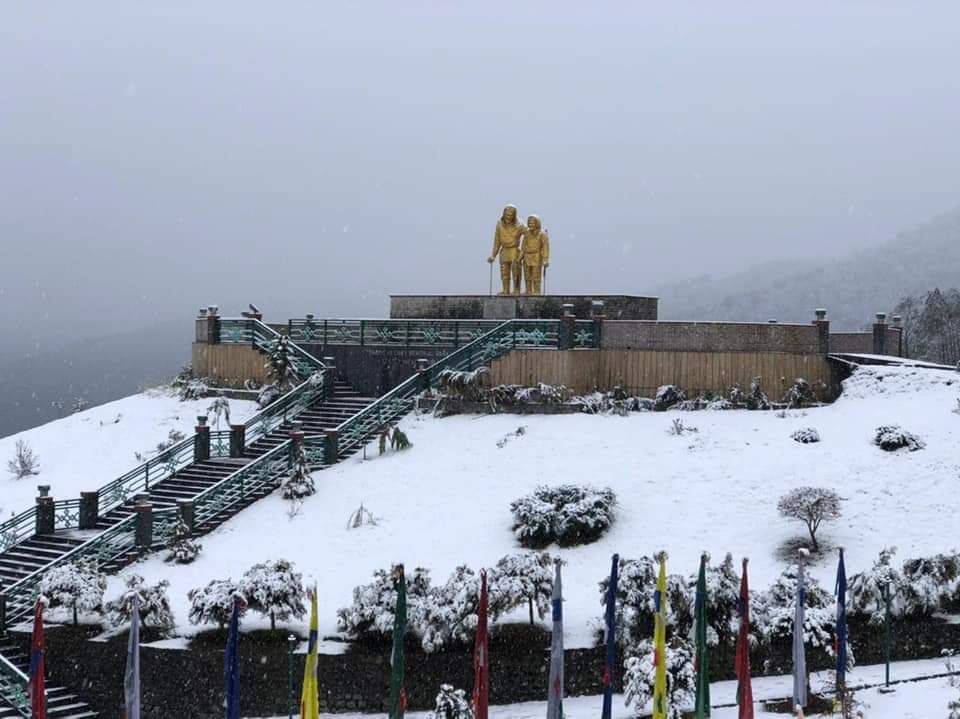 Watch Video: Heavy Snowfall in High-altitude Areas of North Sikkim ...