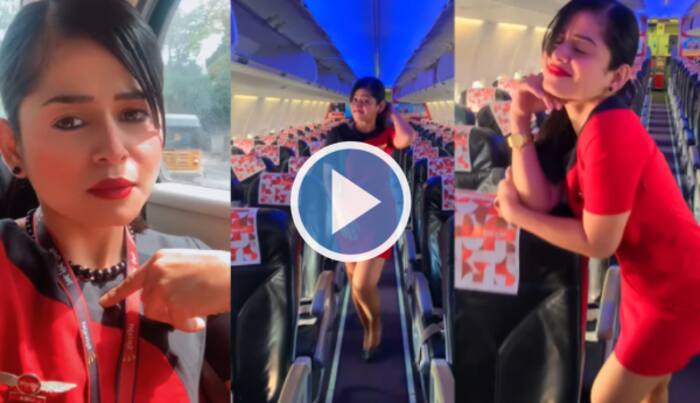 SpiceJet Air Hostess Grooves to Deepika Padukones Jhak Maar Ke in Empty ...