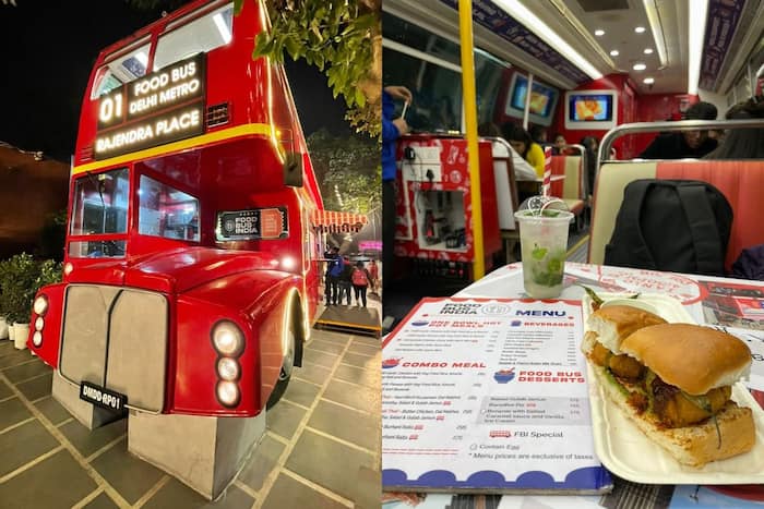 Food Bus India Review: London Iconic Red Double-Decker Bus in The Heart ...