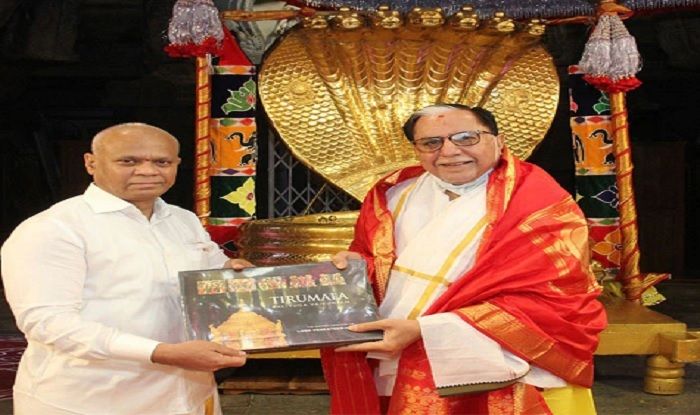 राज्यसभा सांसद Dr Subhash Chandra पहुंचे तिरुपति, भगवान बालाजी की पूजा ...