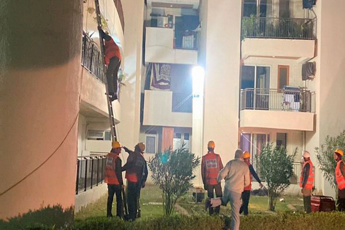 Gurugram High Rise Collapse 2 Dead 1 Still Feared Trapped at Chintels ...