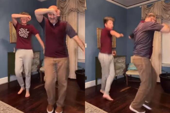 Viral Video: American Dad Ricky Pond Dances on Kacha Badam Song With ...