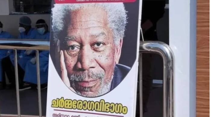 Kerala Hospital Uses Morgan Freeman's Pic In Skin Treatment Ad ...