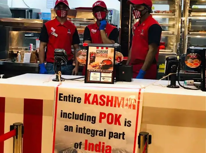 Damage Control? KFC Outlet Says Kashmir Integral Part of India, Twitter ...