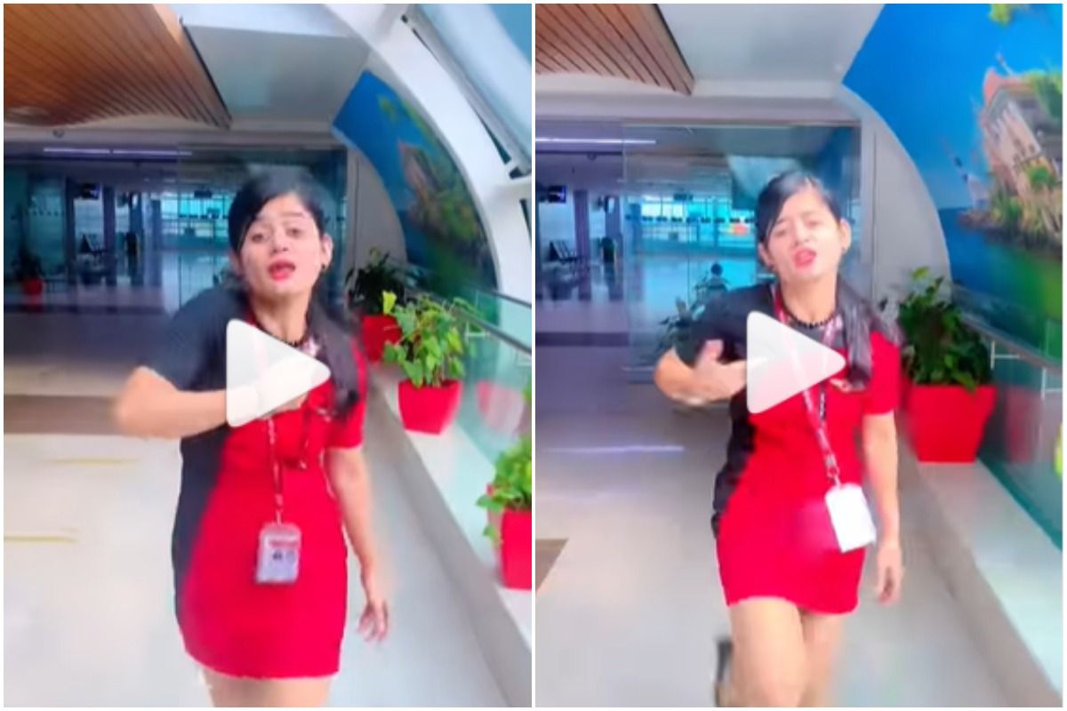 SpiceJet Air Hostess Dances to AP Dhillon’s 'Excuses' Song, Impresses ...