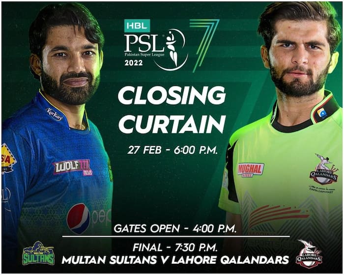 LIVE Multan Sultans vs Lahore Qalandars PSL Final Streaming | When and ...