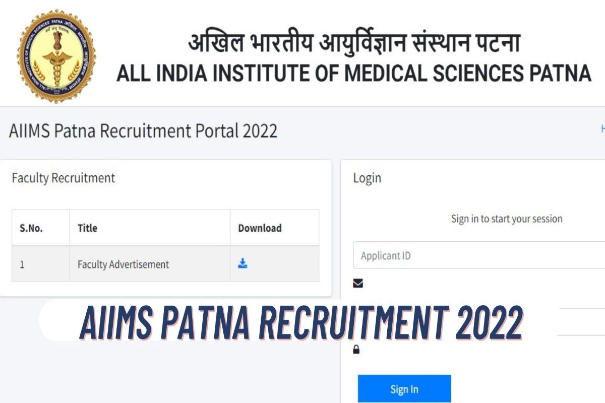 AIIMS Patna Recruitment 2022: Apply For Professor, Other Posts at ...