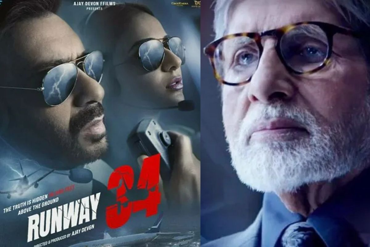 Runway 34 Teaser: अजय देवगण, अमिताभ बच्चन आणि रकुल प्रीत सिंहच्या ...