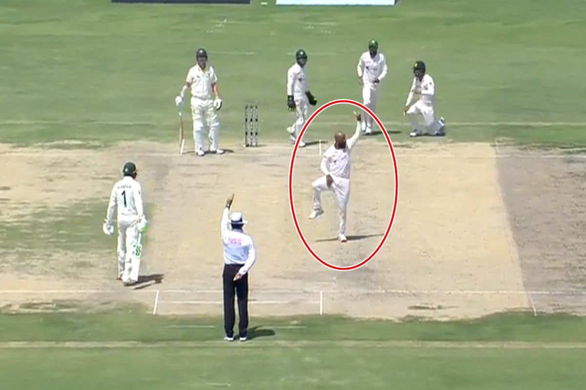 PAK vs AUS, 2nd Test: Sajid Khan ने बीच मैदान उतारी Shikhar Dhawan की ...