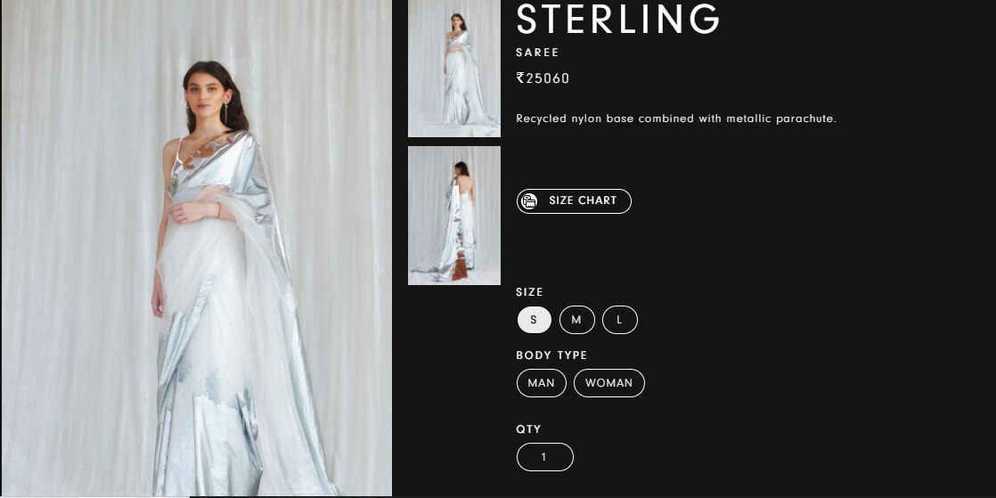 Alia Bhatt Wears a Silver Saree Made from Recycled Material Worth Rs ...