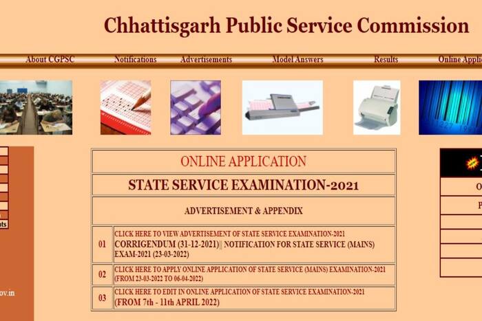 CGPSC PCS Mains 2021: Registration Begins at psc.cg.gov.in| Details Inside