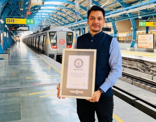 DMRC Employee Travels 254 Metro Stations in Just 16 Hours, Enters ...