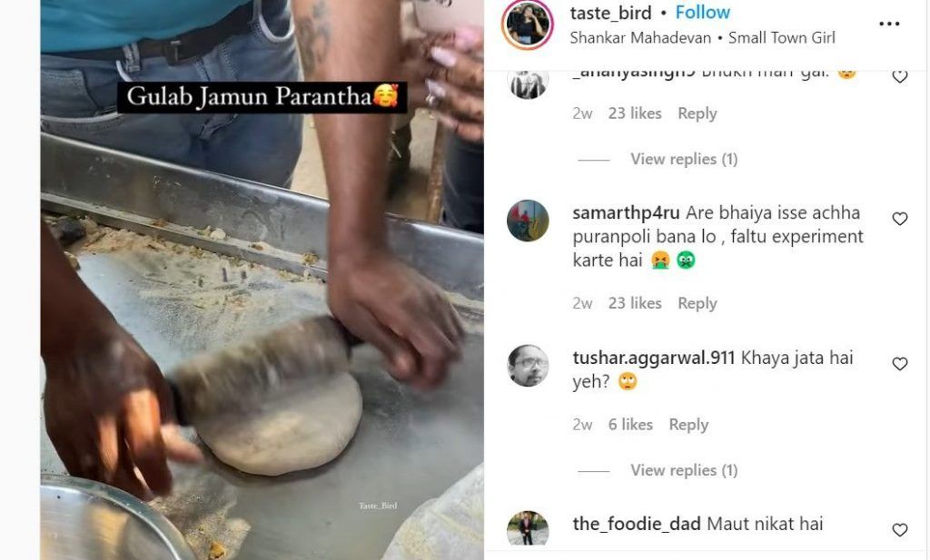 Man Makes Gulab Jamun-Stuffed Parantha In Viral Video And Internet Can Man Makes Gulab Jamun-Stuffed Parantha In Viral Video And Internet Can