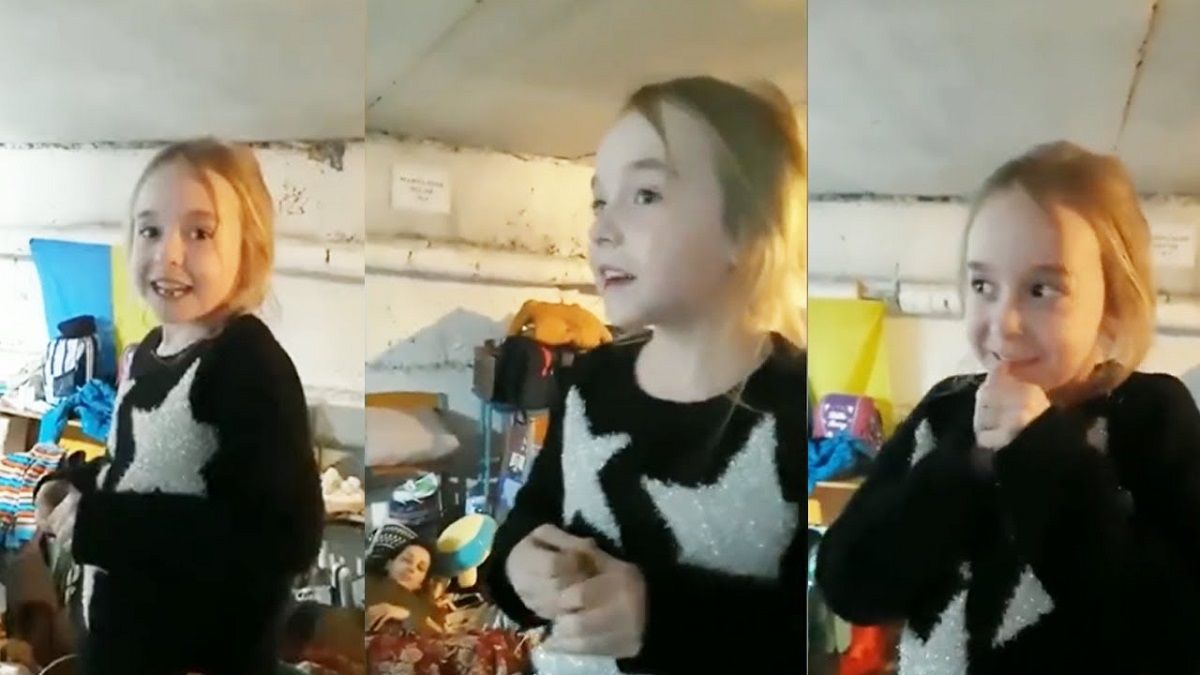 Viral Video: Ukrainian Girl Sings 'Let It Go' in Bomb Shelter, Moves ...