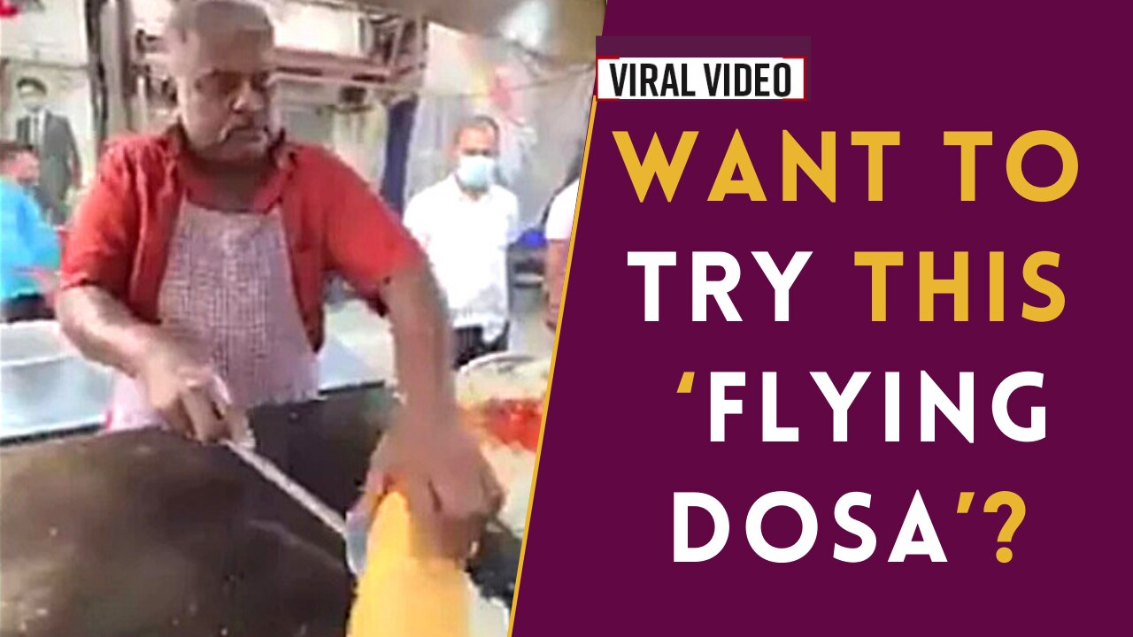 Viral Video: Have You Ever Seen a Dosa Flying? This Dosa Vendor Makes ...
