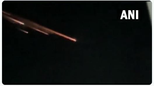 Viral Video: What Are Those Burning Objects Falling From Sky in ...