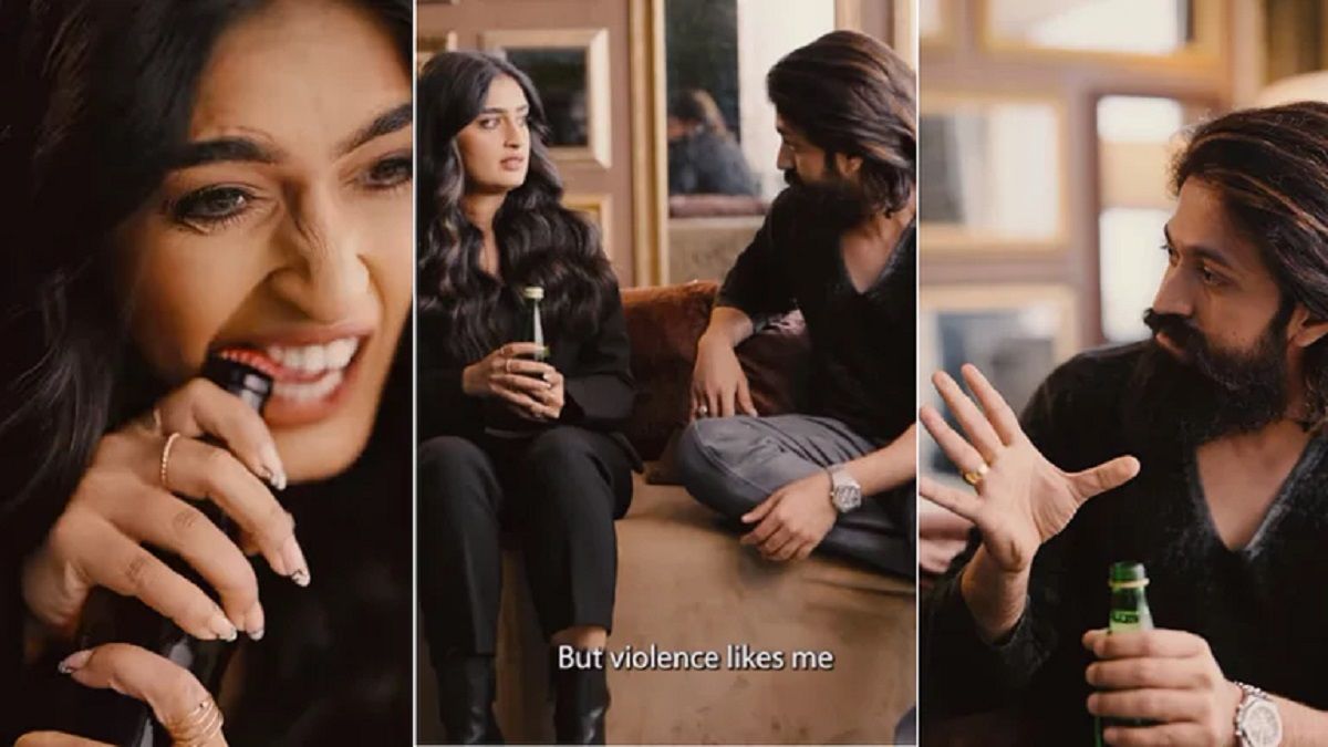 KGF 2 Star Yash and Niharika Nm Give Hilarious Twist to Violence ...