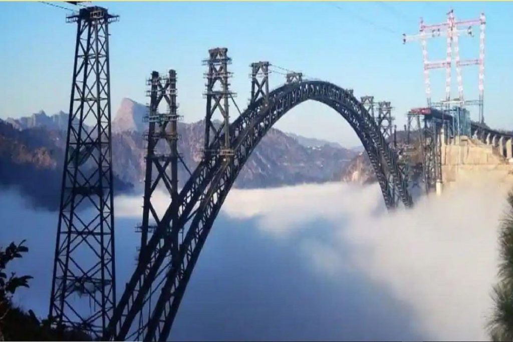 At 359 Metres Bridge over River Chenab in J&K Is Worlds Highest Bridge ...