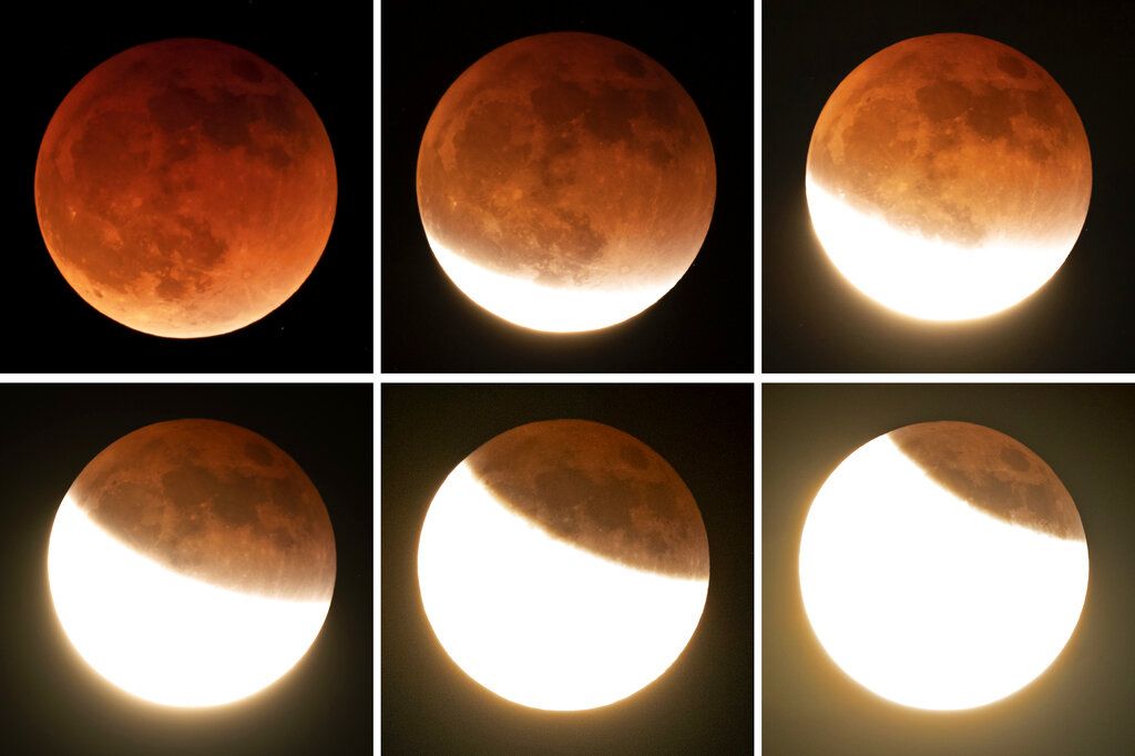 Lunar Eclipse Thrills Moon Lovers: See Mesmerising Photos From Around ...