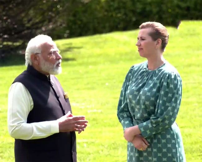 Postcards From Copenhagen: PM Modi Meets Danish PM Mette Frederiksen ...