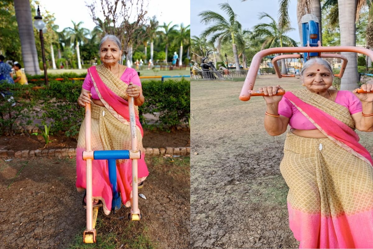 72 साल की उम्र में फिटनेस में युवाओं को मात दे रहीं