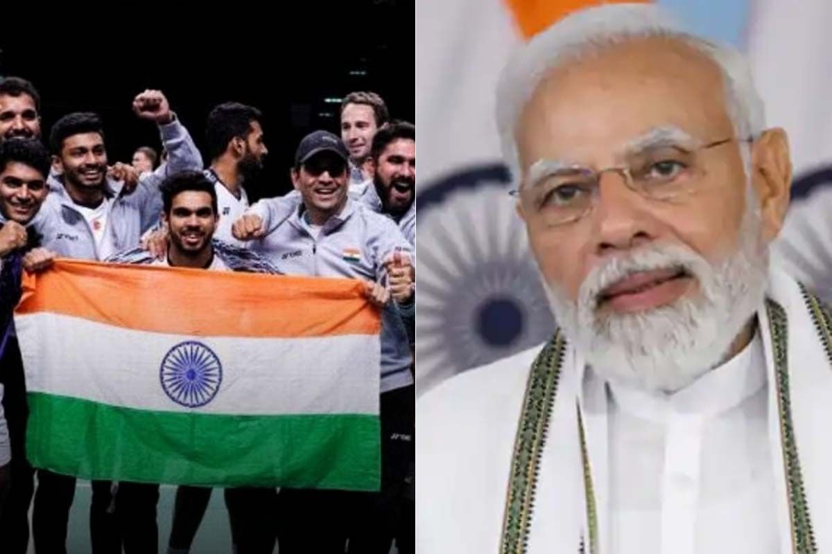 नरेंद्र मोदी ने Thomas Cup जीतकर इतिहास रचने वाली बैडमिंटन टीम को दी ...