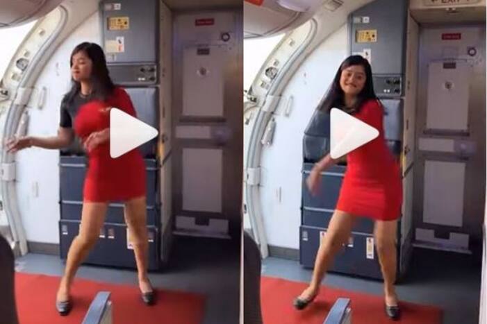 Viral Video: SpiceJet Air Hostess Dances To Main Se Meena Se in Empty ...