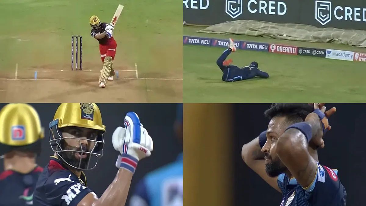 Virat Kohli Gives Mouthful to Hardik Pandya After Boundary During RCB vs GT Goes Viral | WATCH VIDEO