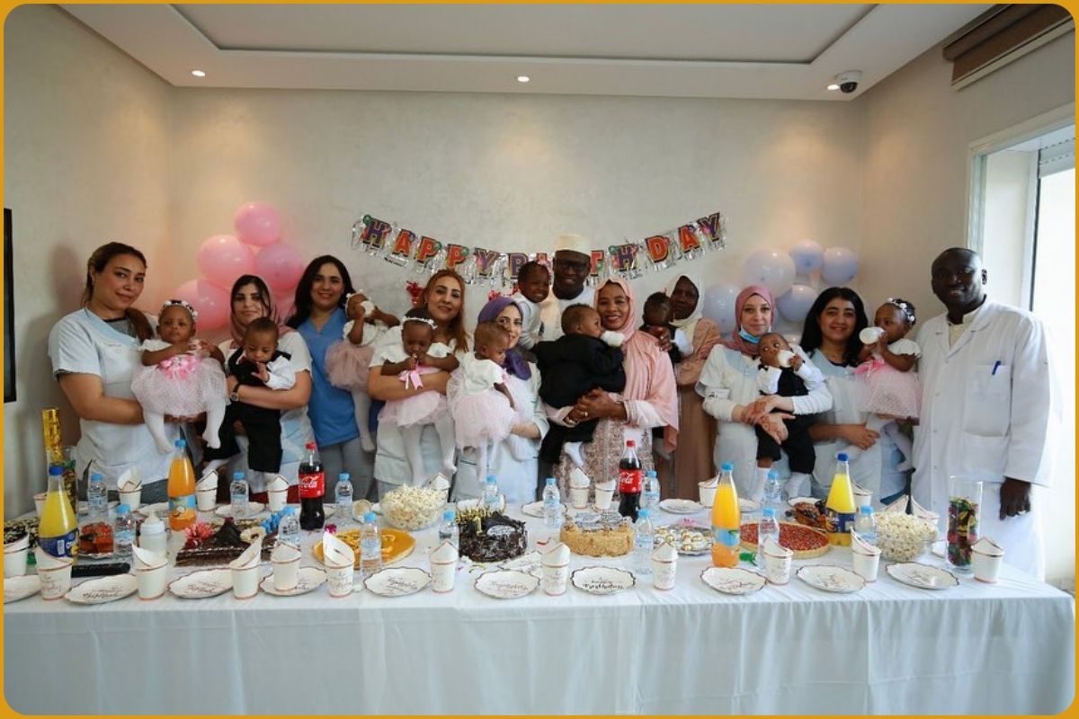 एक साथ 9 बच्चों को जन्म देने वाली हलीमा सिसे ने मनाया उनका पहला जन्मदिन ...
