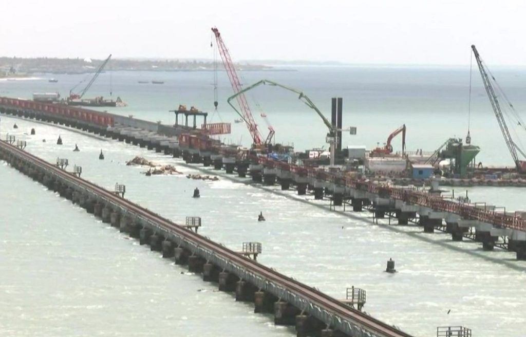 Pamban Bridge — India’s First Vertical Lift Railway Sea Bridge to be ...