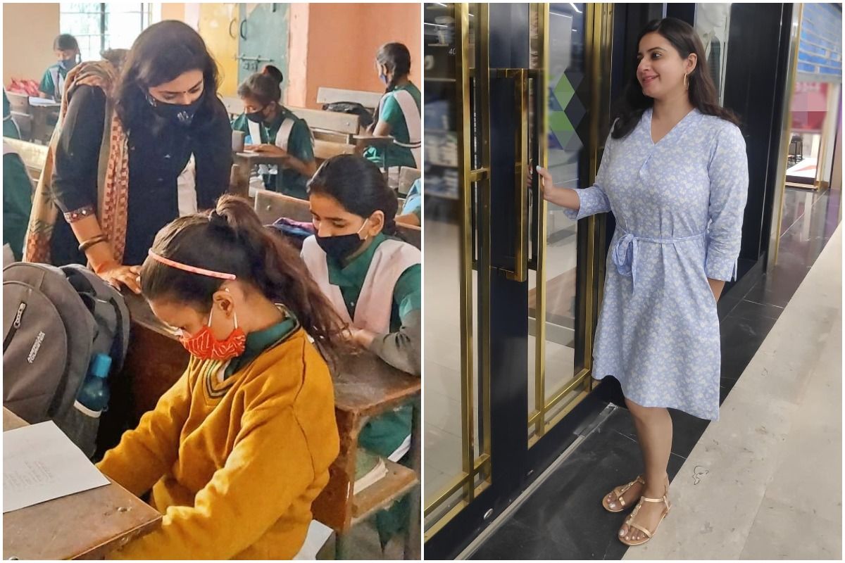 इंटरनेट सेंसेशन बनीं मनु गुलाटी के पढ़ाने का अलग है अंदाज, बच्चे नहीं ...