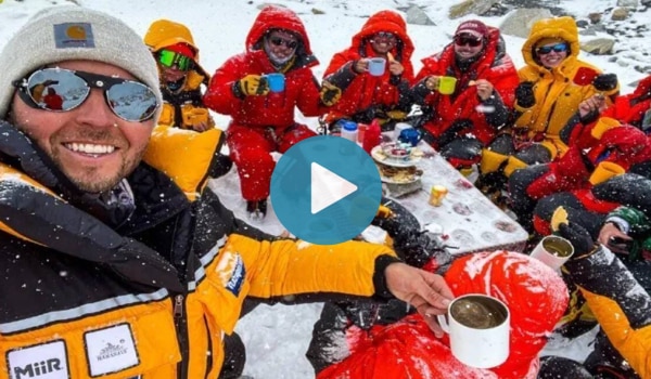 Viral Video: Climbers Hold Worlds Highest Tea Party on Mount Everest ...