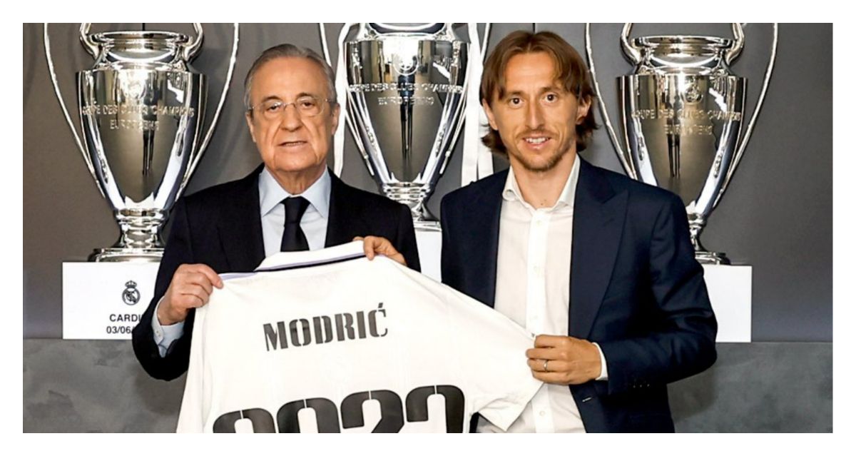 Real Madrid: Croatian Midfielder Luka Modric Signs New One-Year Deal at ...