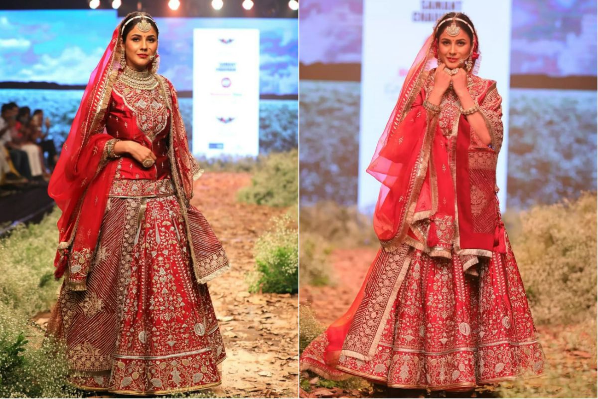 Shehnaaz Gill as a Bride, Makes Ramp Debut And We Just Cant Get Over ...