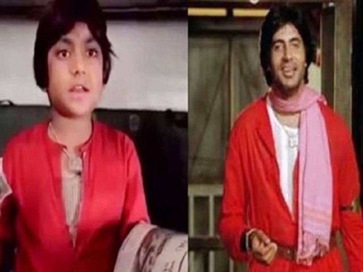 Amitabh Bachchan Childhood Role Play By Child Artist Ravi Valecha Know ...