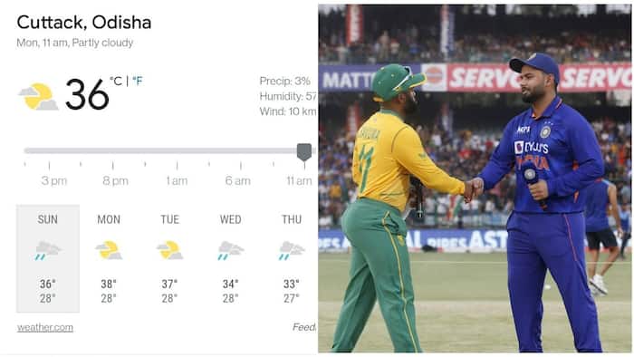LIVE IND vs SA T20 Odisha Weather Forecast: Toss Scheduled at 6:30 PM ...